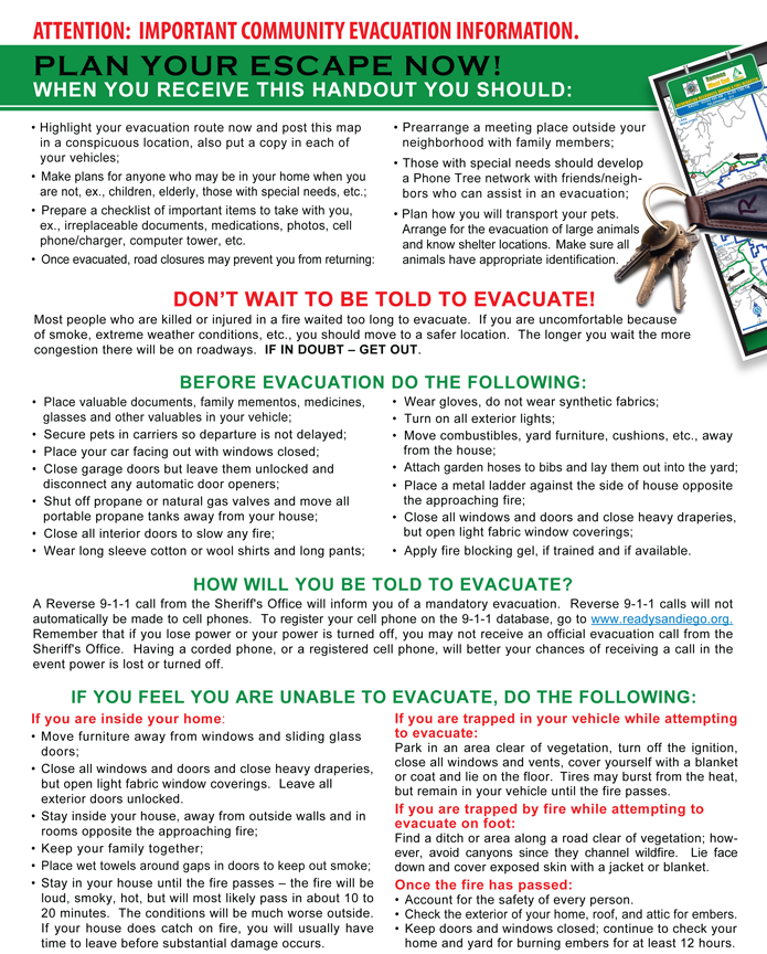 Fire Safety Resources | Ramona West End Fire Safe Council